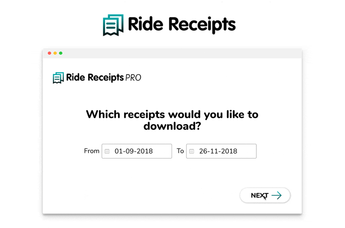 Ride Receipts - Made with Vue.js